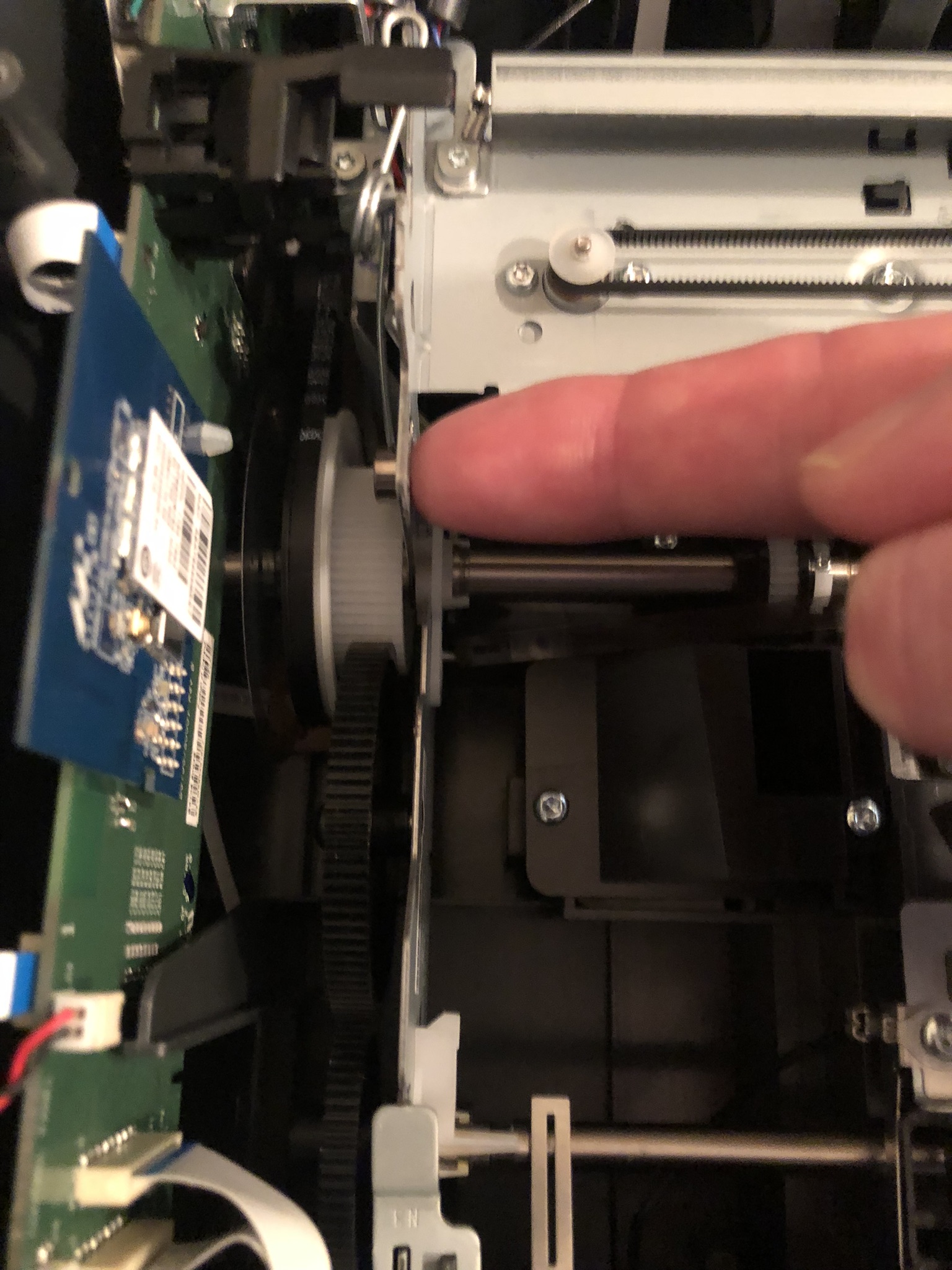 Carriage Timing Encoder spring - provides tension for encode... - HP ...