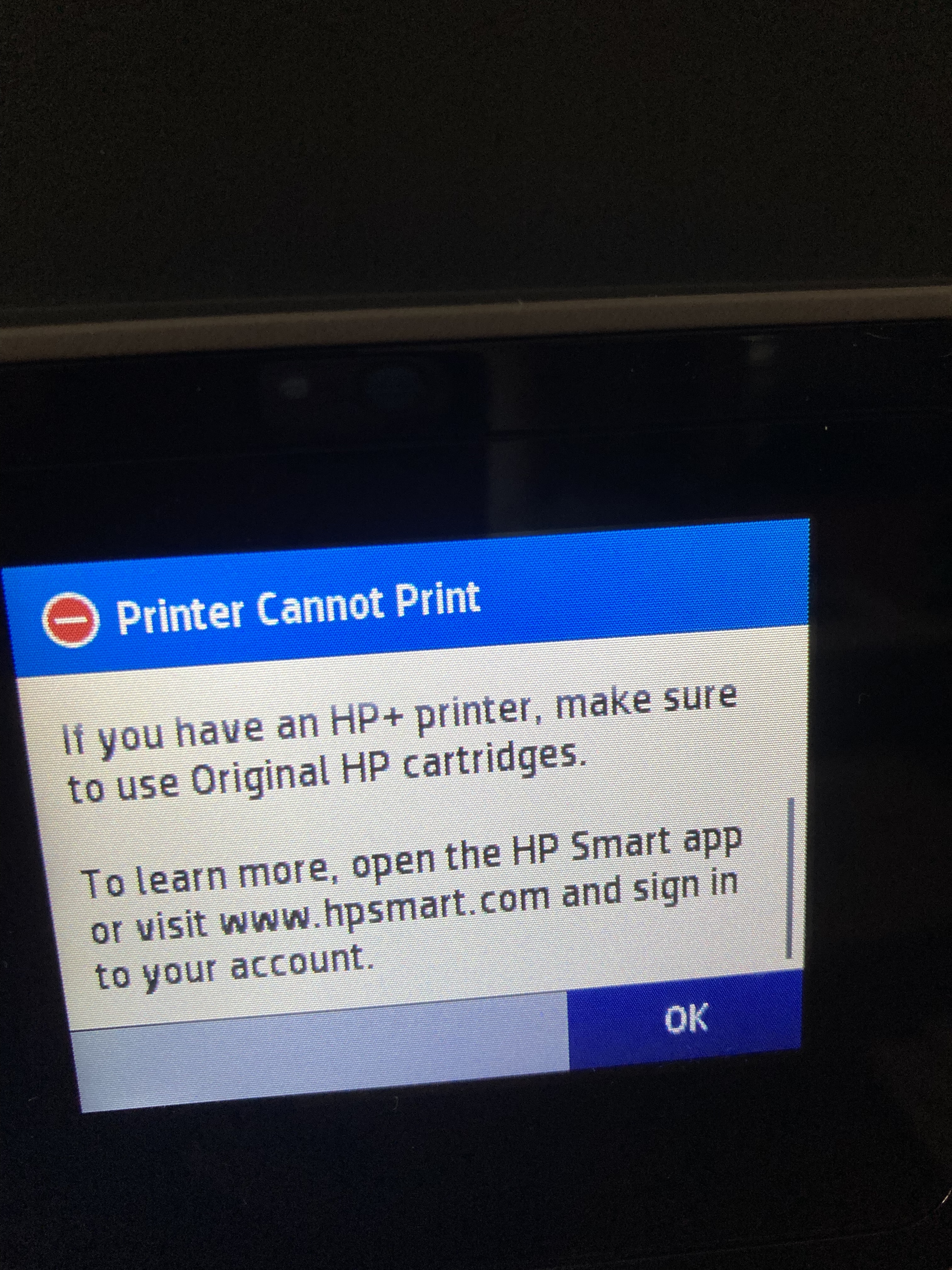 "Printer Cannot Print" - HP Support Community - 9175711