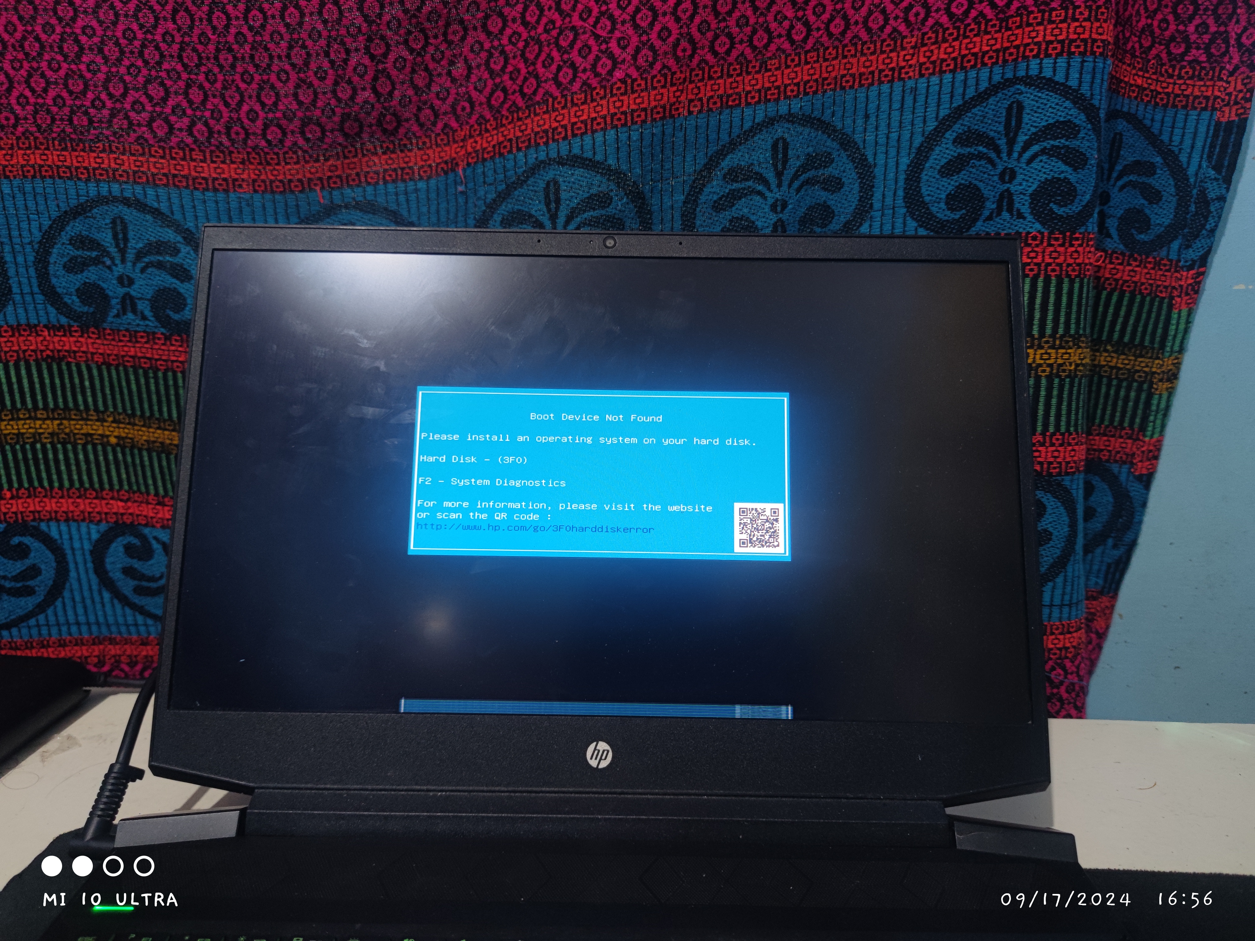 Boot Device Not Found. Please Install an Operating System on... - HP ...