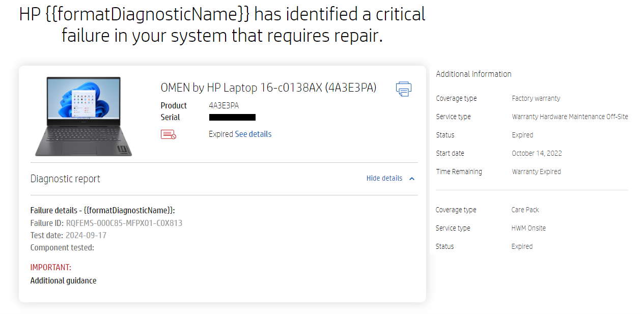 What exactly is the problem with my laptop battery (ERROR co... - HP ...