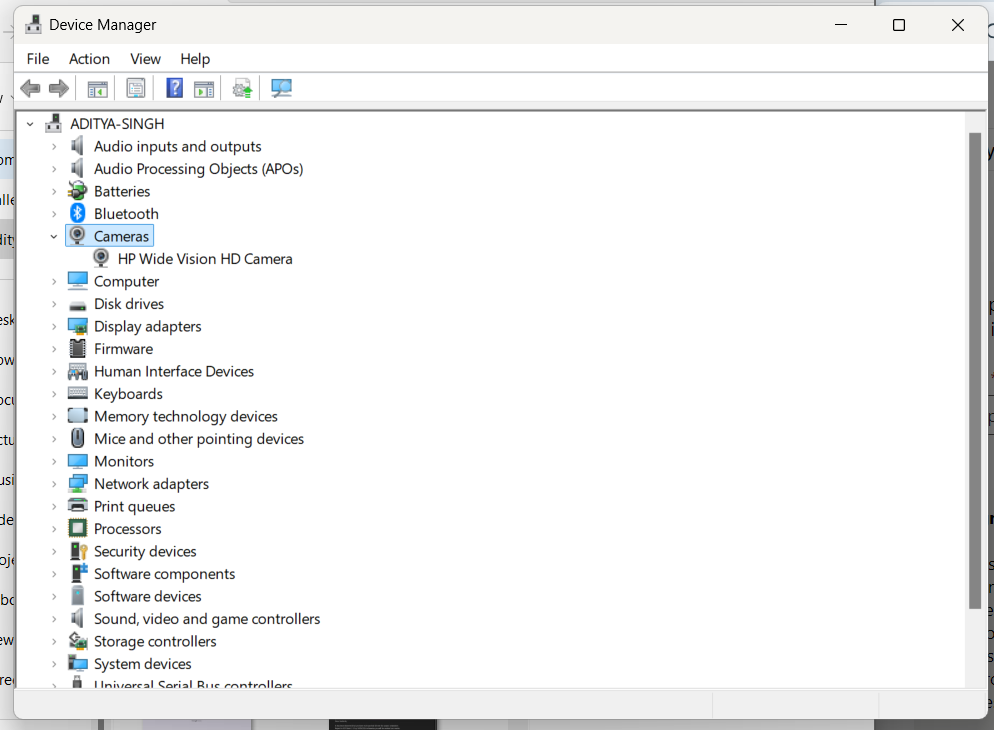 I want to remove HP enhanced camera which is showing in site... - HP ...