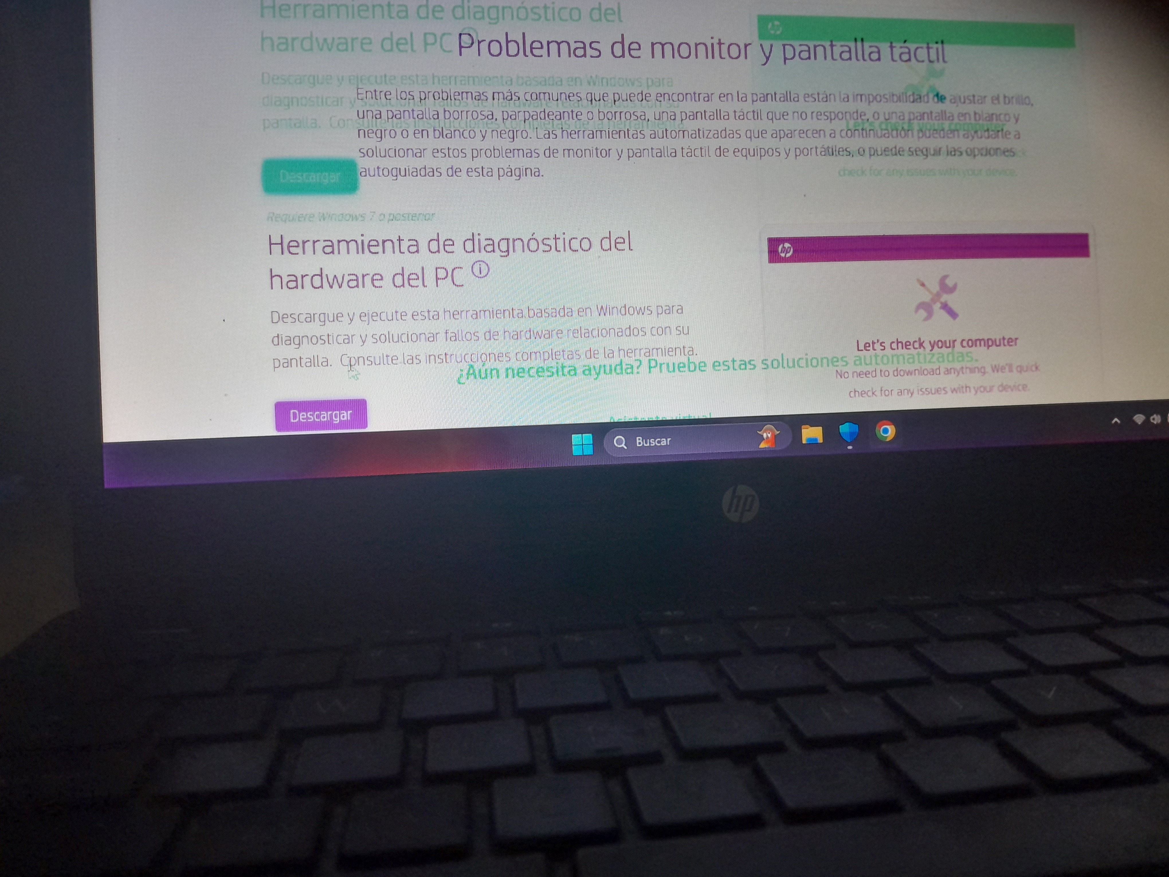 Solved: Screen pink/purple - HP Support Community - 9186923