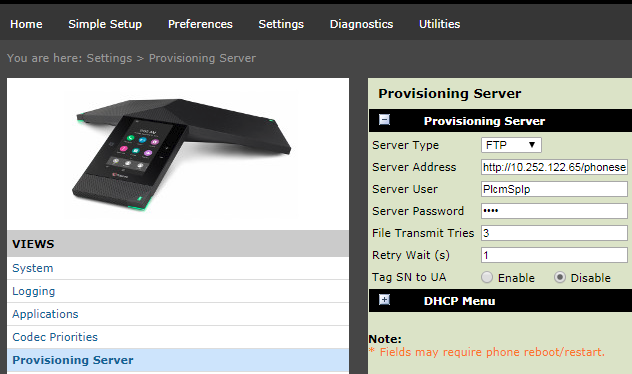 Clariti Manager RPRM Poly phone Provisioning guide - HP Support ...
