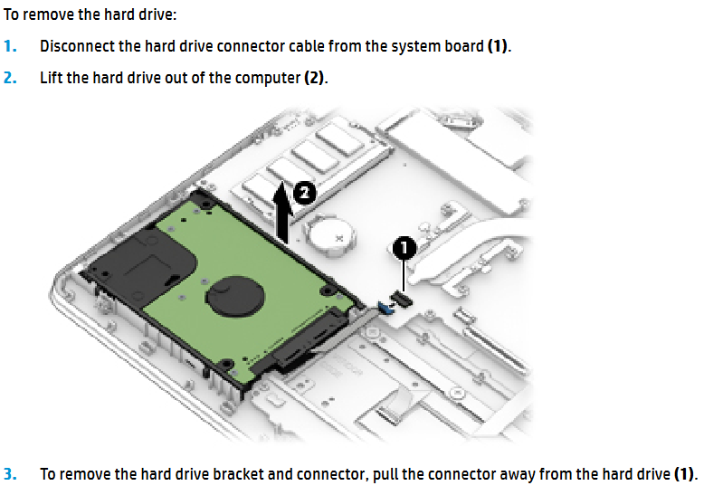 Adding extra storage to hp laptop - HP Support Community - 9189463