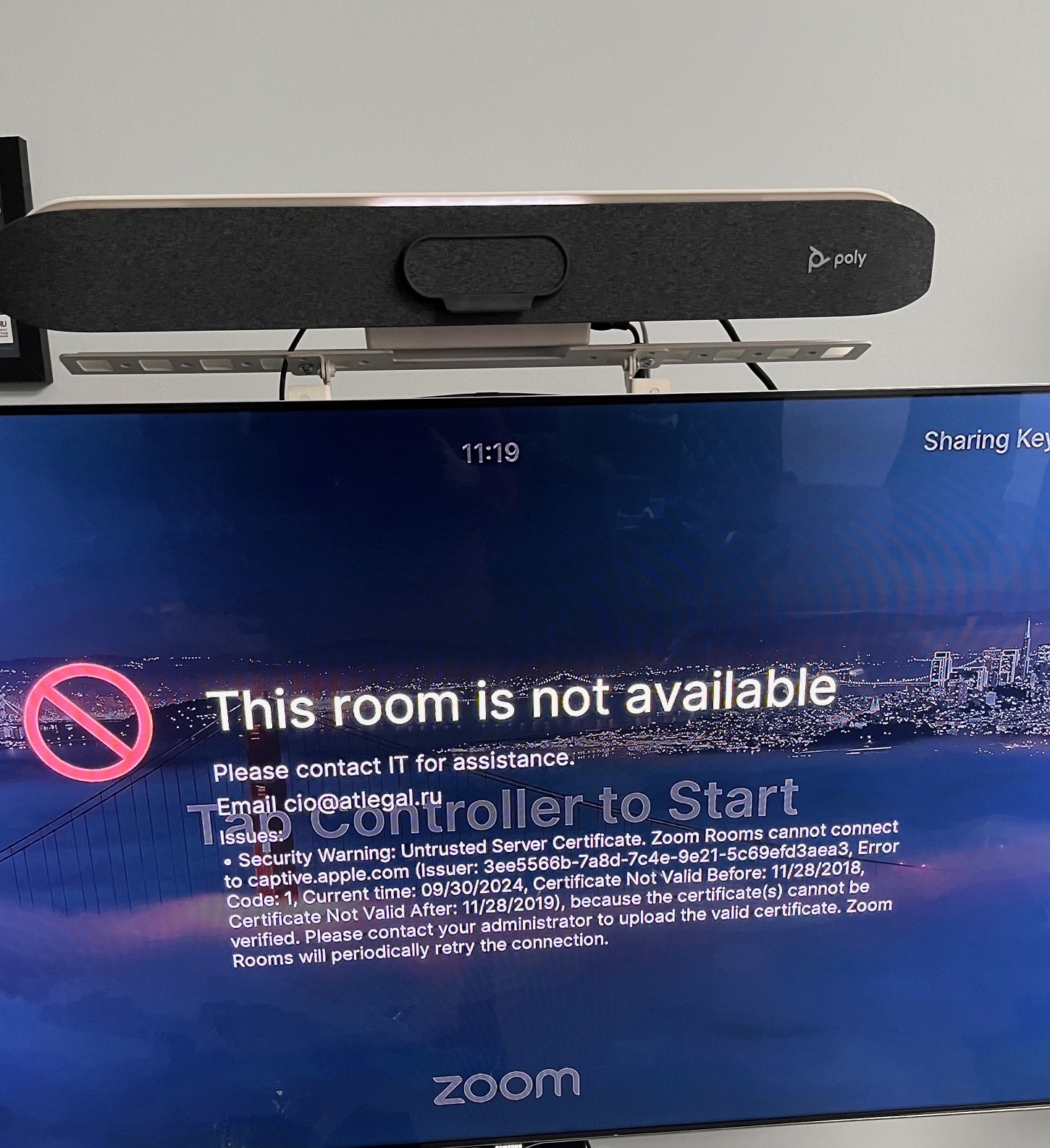 The room is not available Poly Studio X50 - HP Support Community - 9196237