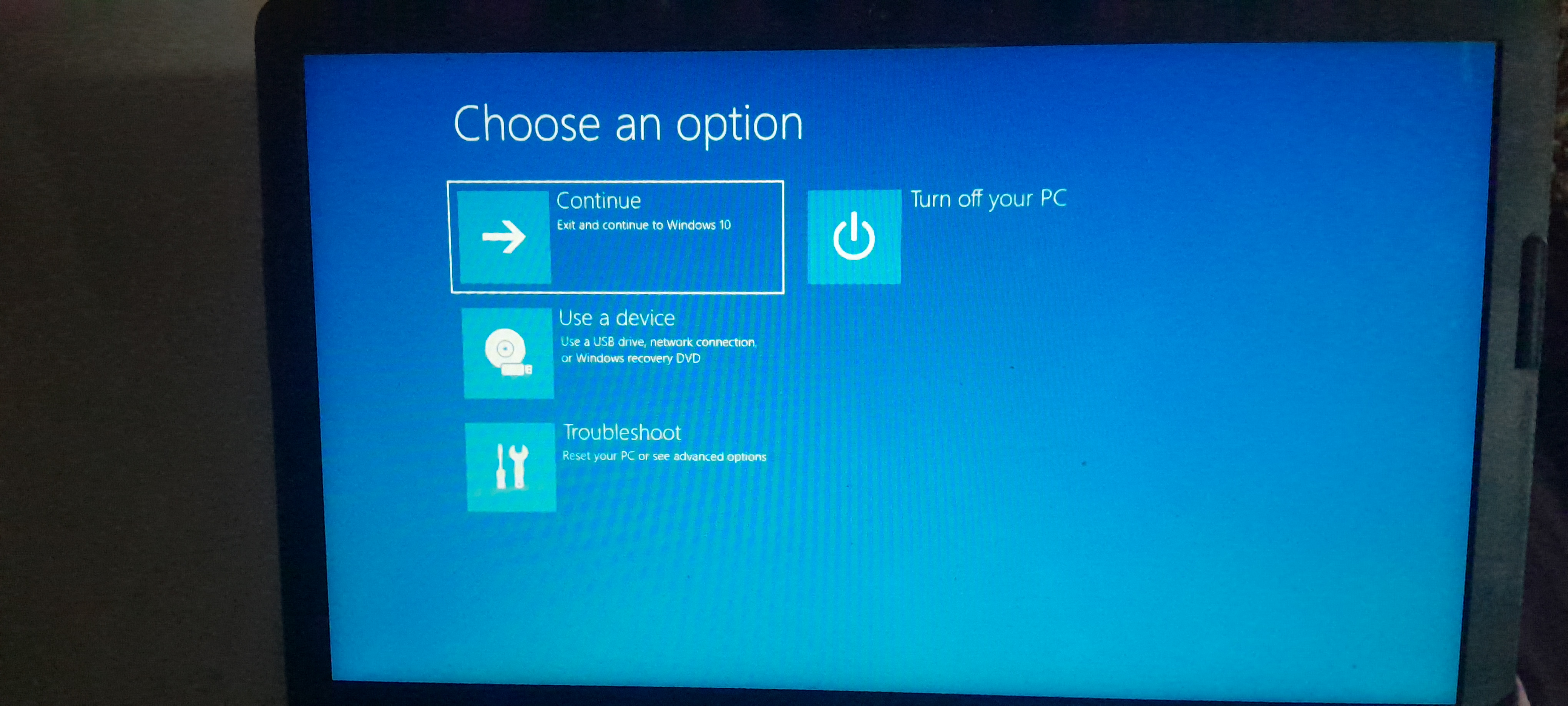 My Screen is Stuck on Choose an Option and also show F11 Sys... - HP ...