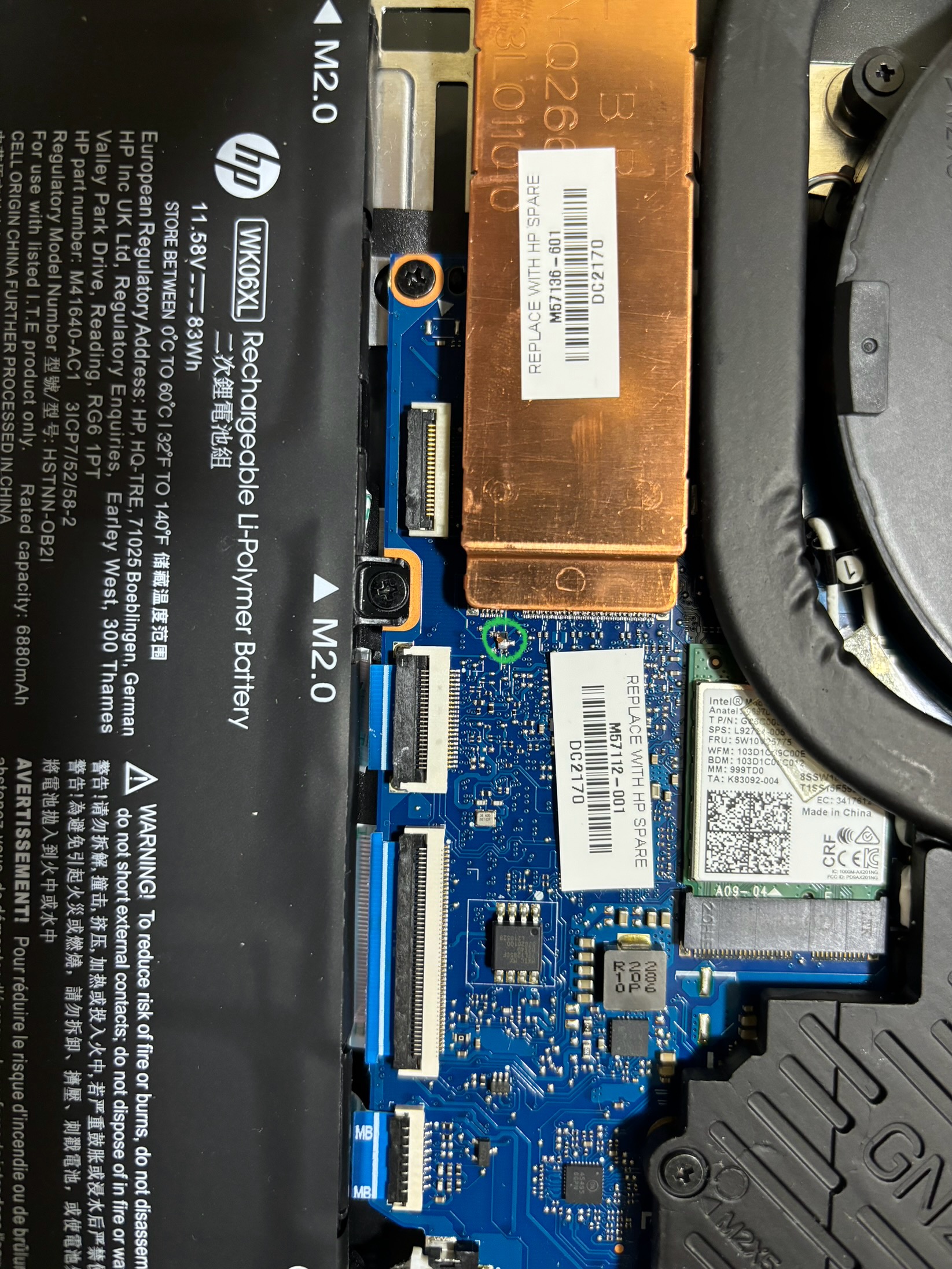 Broken piece when adding SSD (HP Omen 17-ck0020nr) - HP Support ...