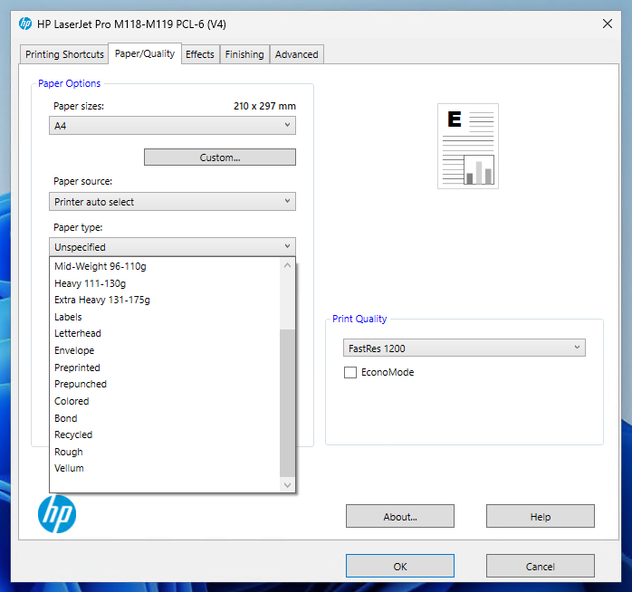 Transparency Film in LaserJet Pro M118dw? - HP Support Community - 9205550