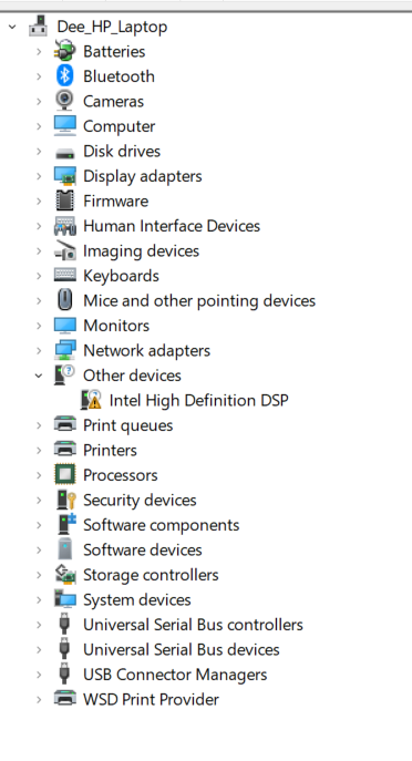 no output device found - HP Support Community - 9203048