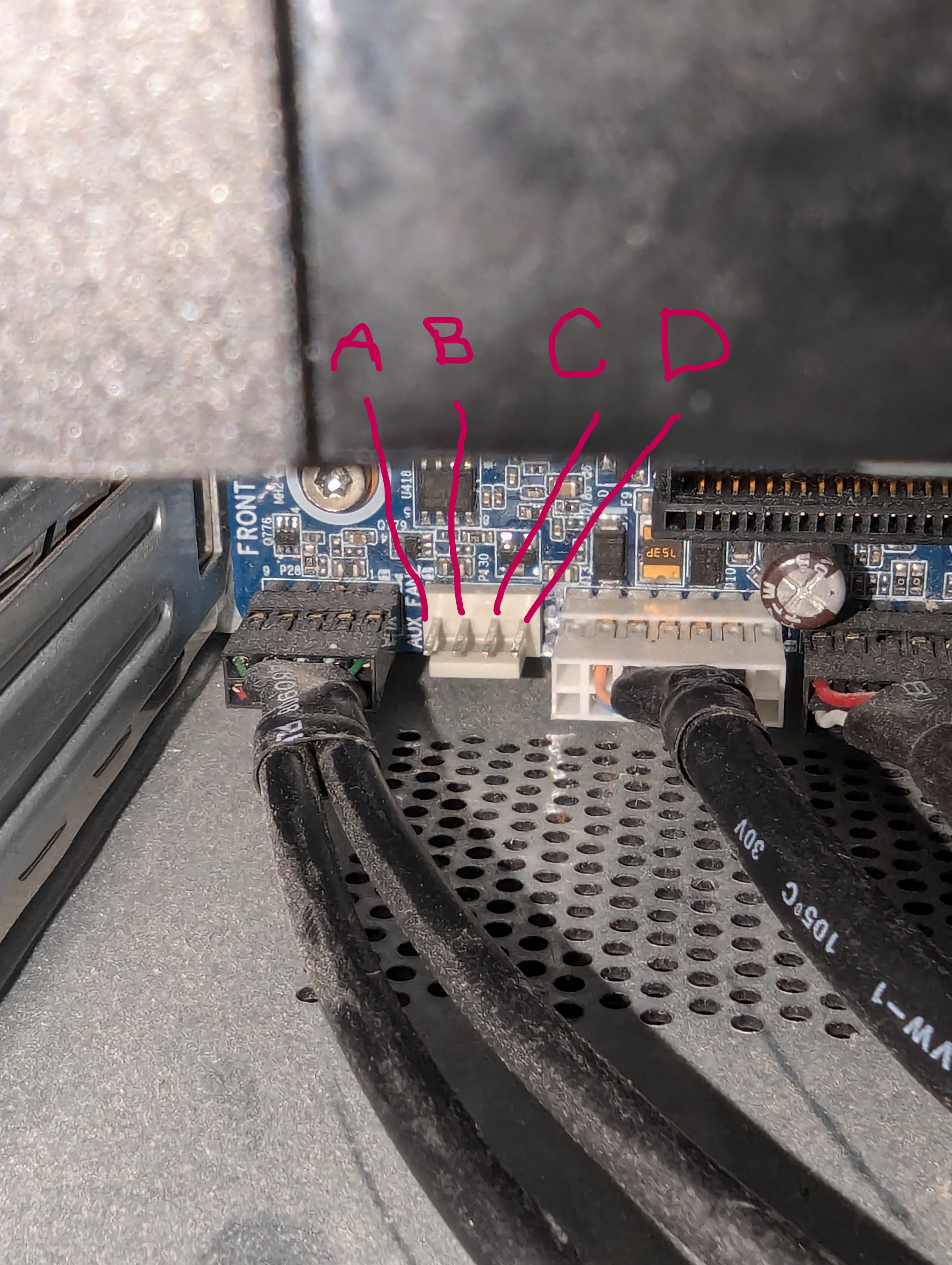 Solved: Z820 Auxiliary fan 2 (rear) What is the pin layout so I can ...