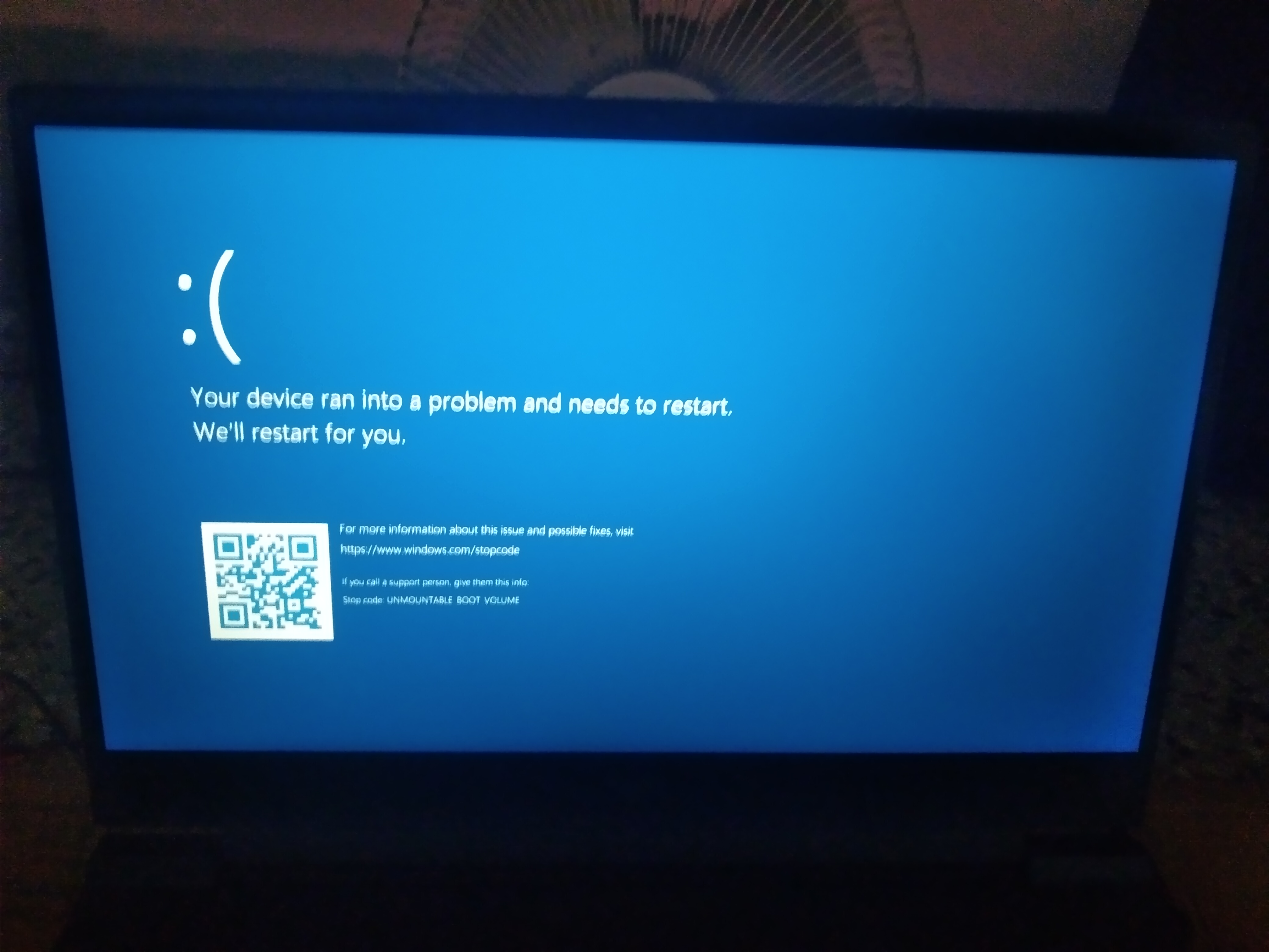 Blue screen issue - HP Support Community - 9208142