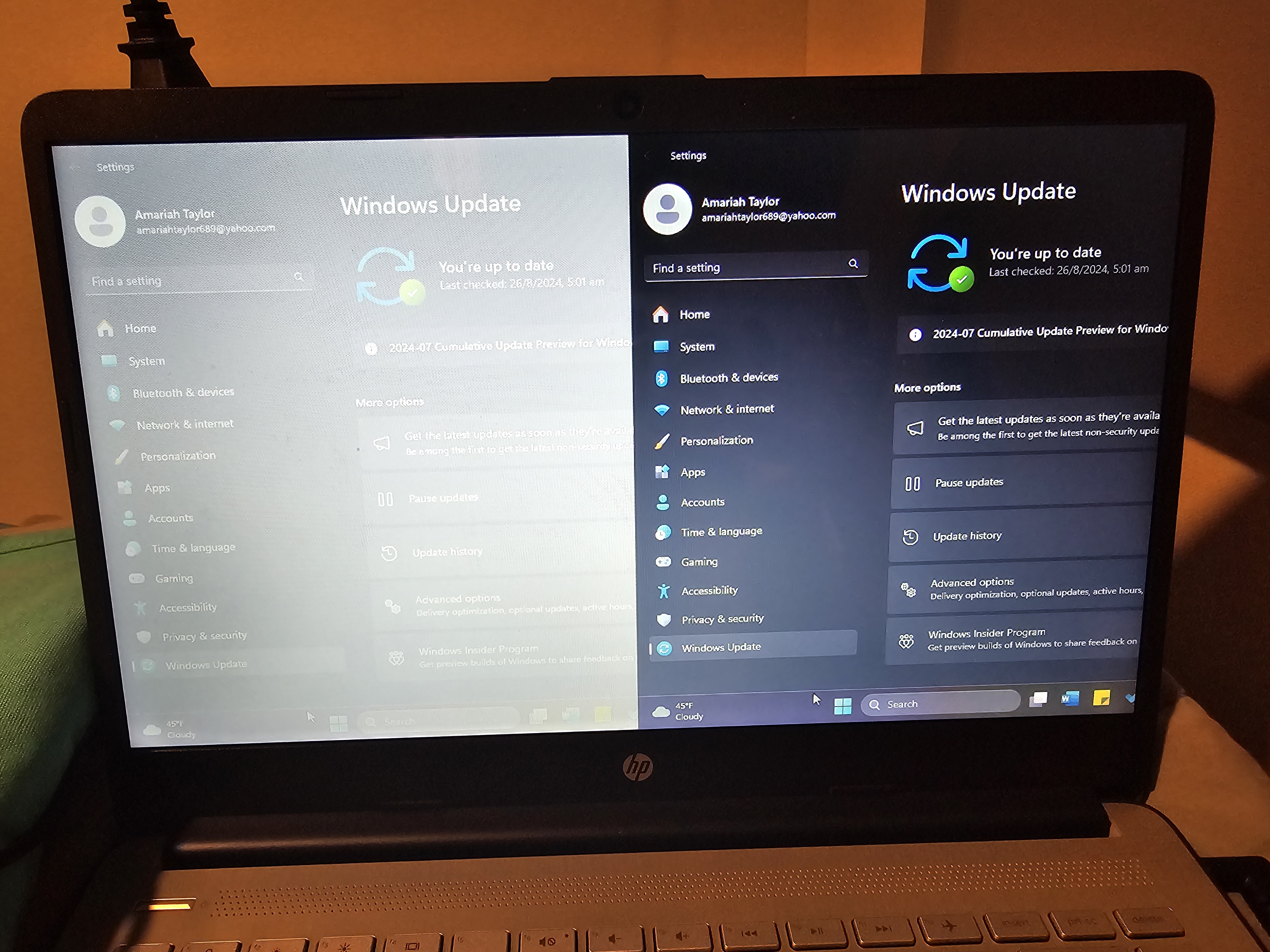 Split desktop on hp laptop - HP Support Community - 9208939