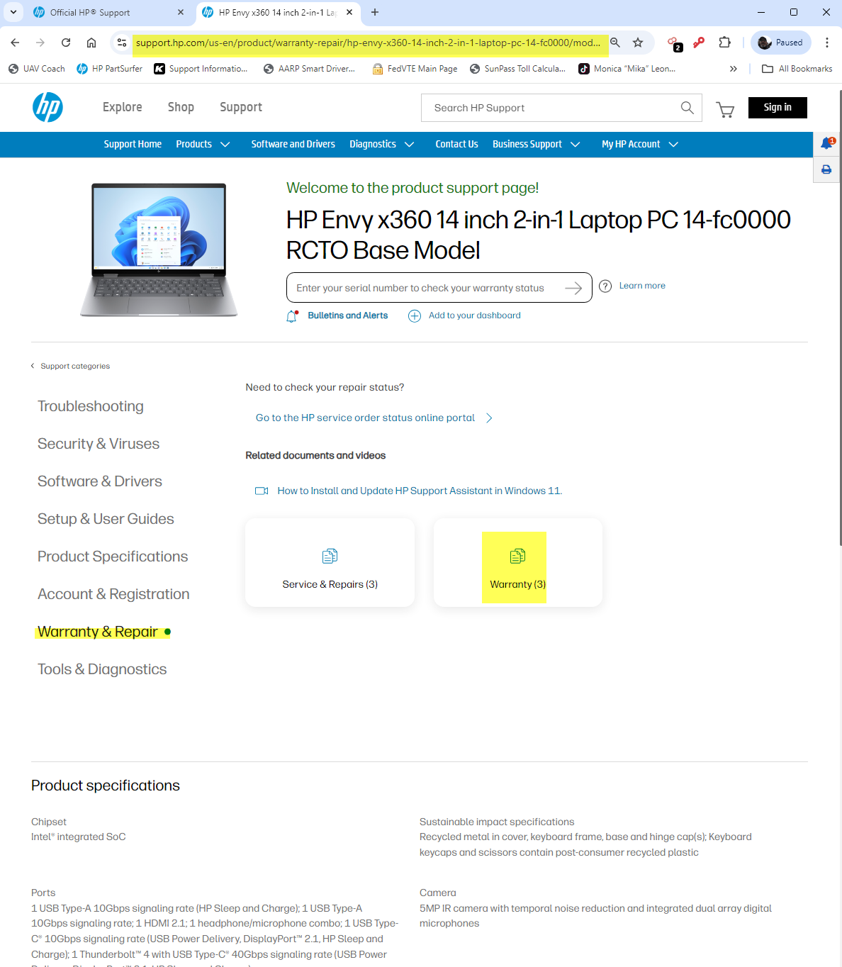 Replacement fan - HP Support Community - 9208061