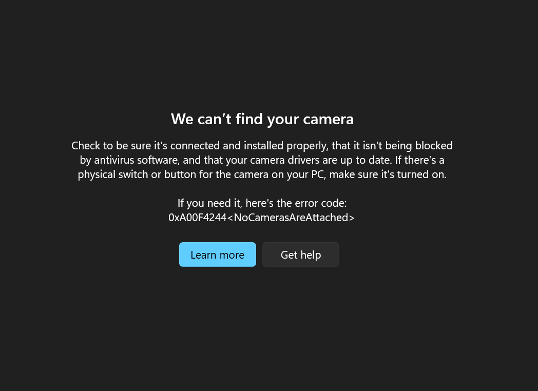 camera issue - HP Support Community - 9212205