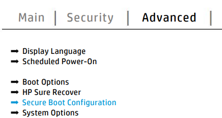 HP Engage Flex Pro-C How to disable secure boot - HP Support Community ...