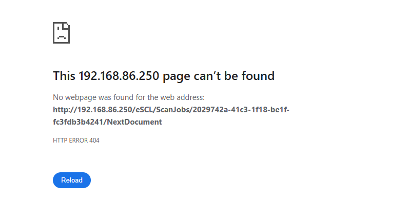Scan to web browser has stopped working - HP Support Community - 9221407