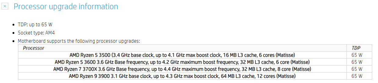 CPU and GPU upgrade - HP Support Community - 9228043