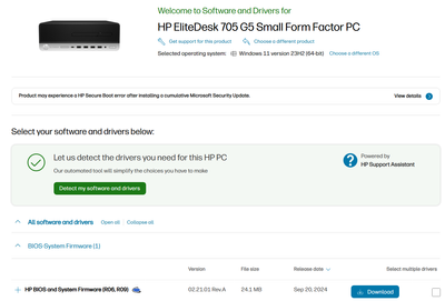 Elie Desk 705G5 sff upgrade with R7 pro 3700, - HP Support Community ...