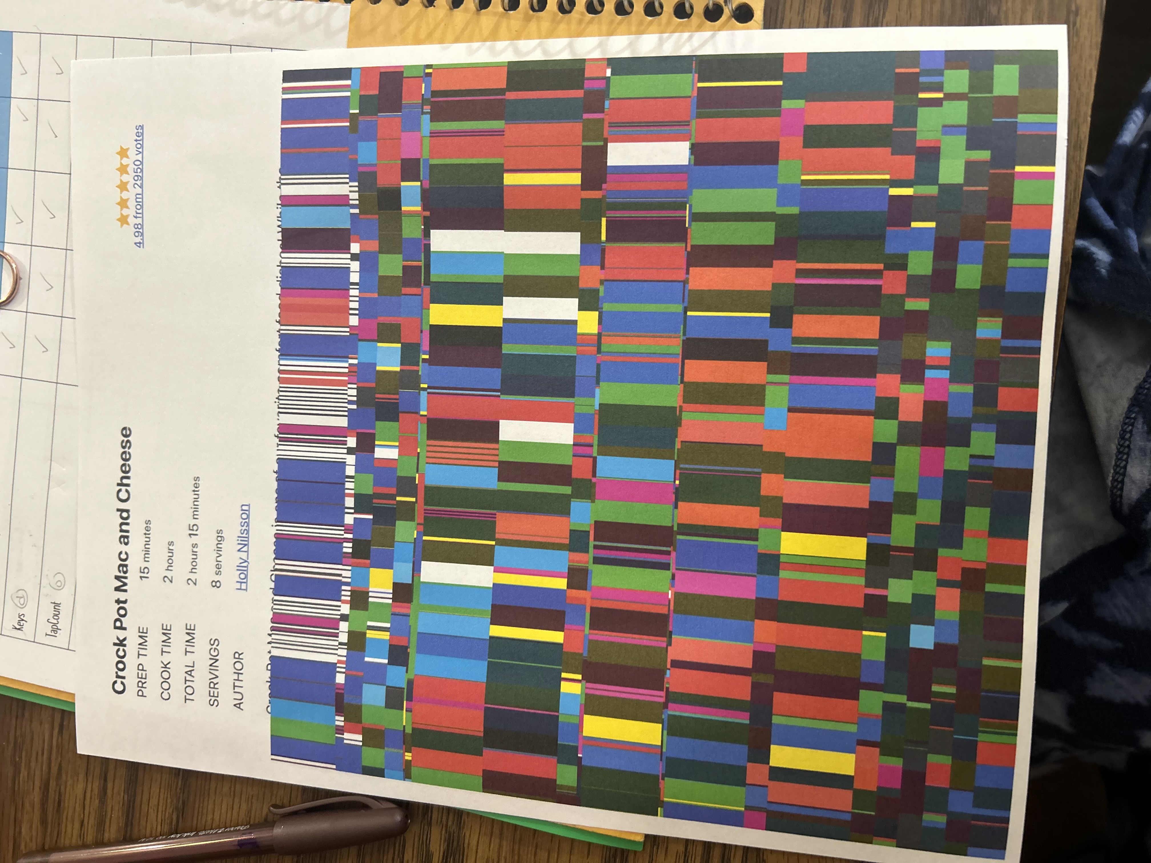 All prints are coming out with full page of different color ... - HP ...