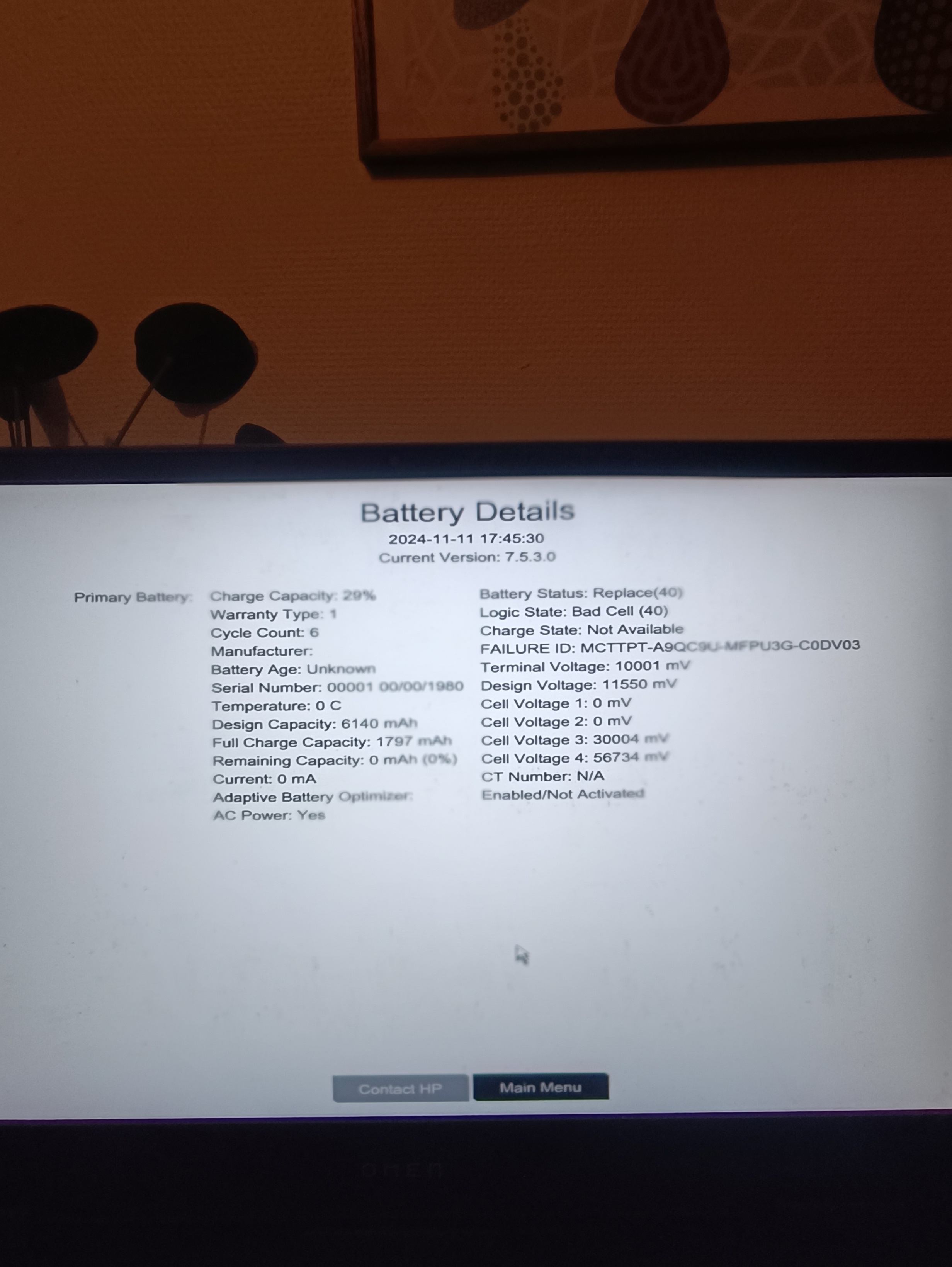 Battery problem (40) - HP Support Community - 9234665