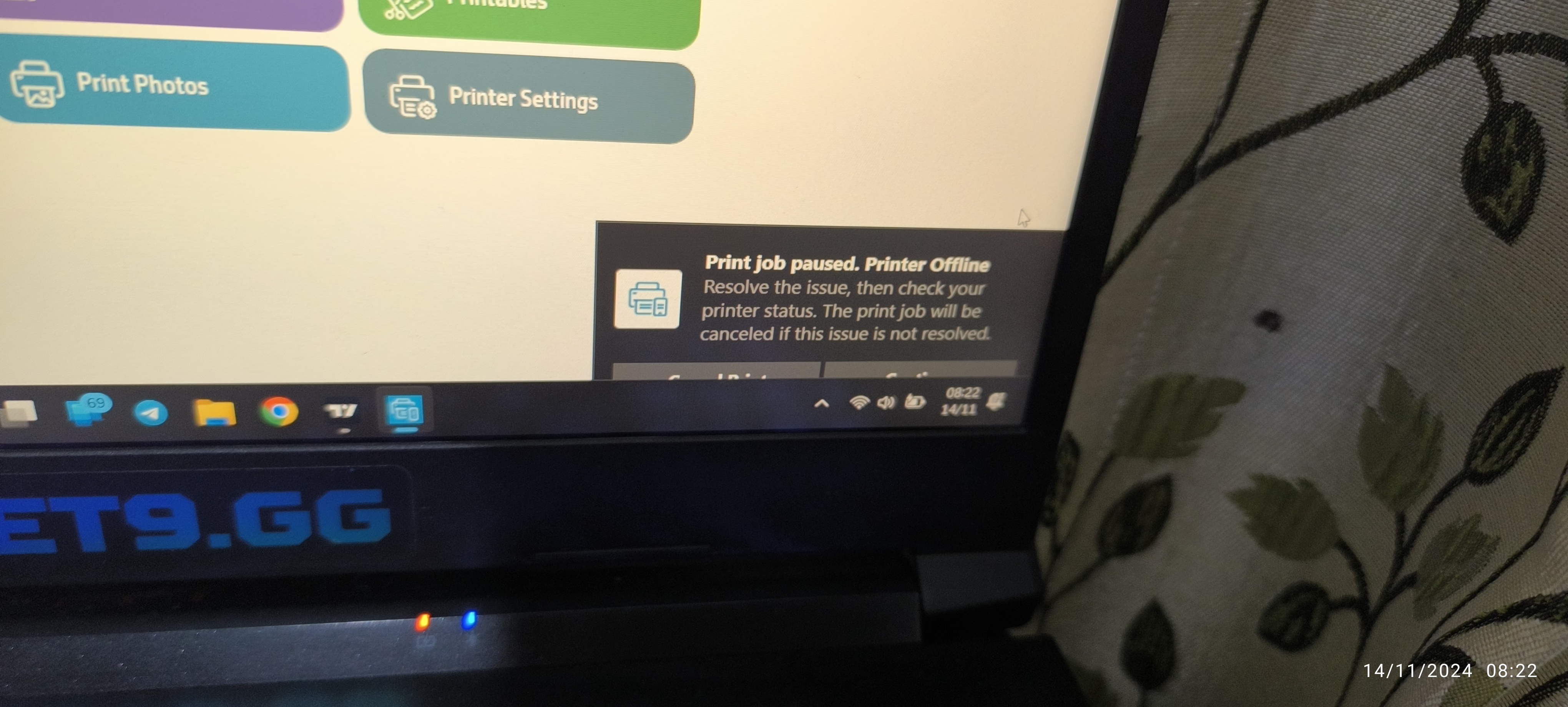 Printer paused issue - HP Support Community - 9237054