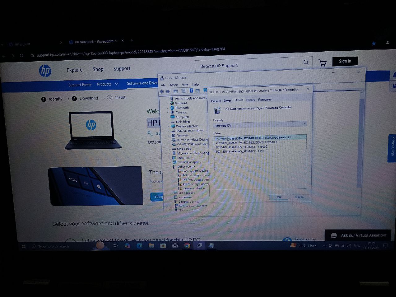 Solved: unable to upgrade PCI's and unknown devices drivers - HP ...