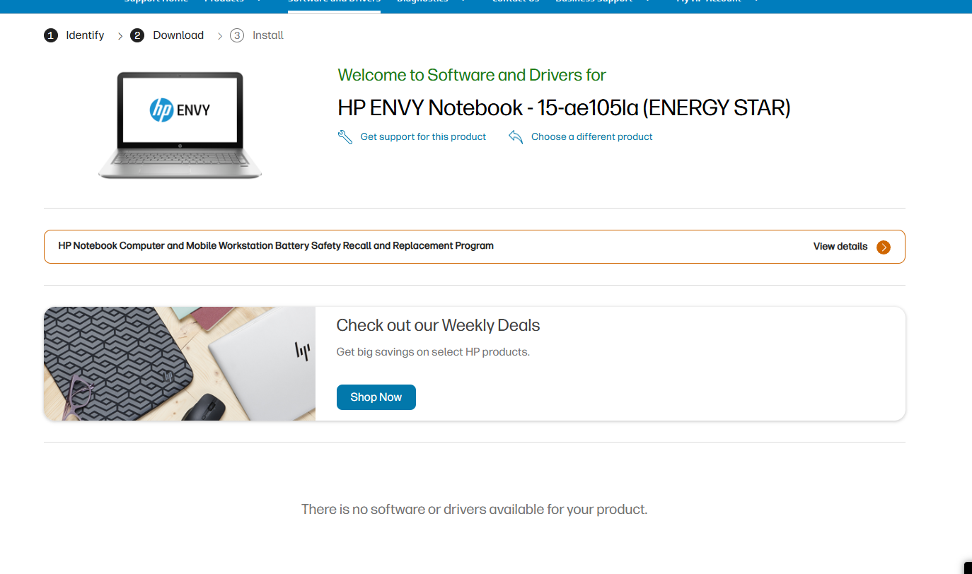 HP ENVY 15-ae105 BIOS download - HP Support Community - 9243234