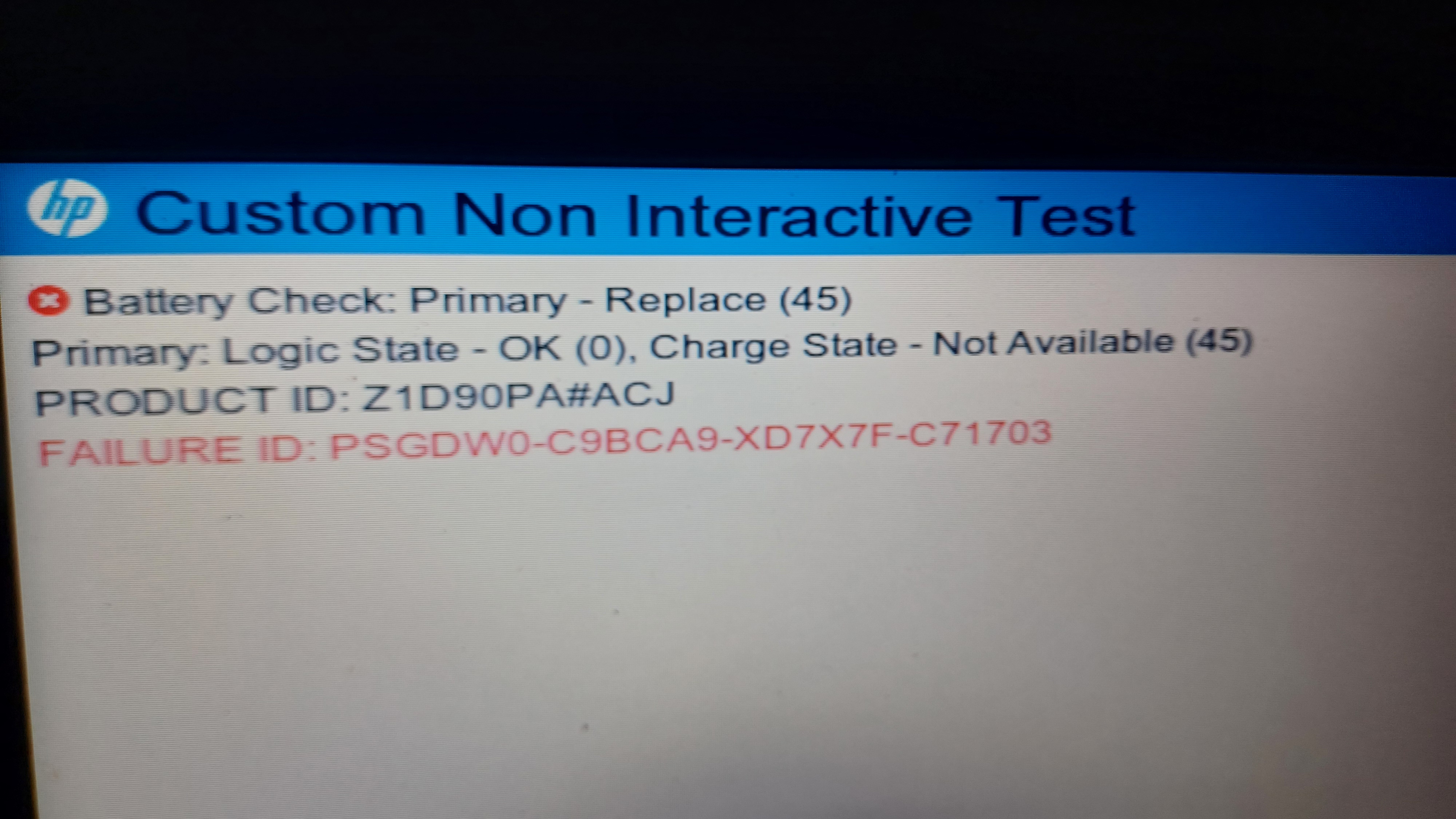 The battery is fine on another laptop, but in this laptop it... - HP ...