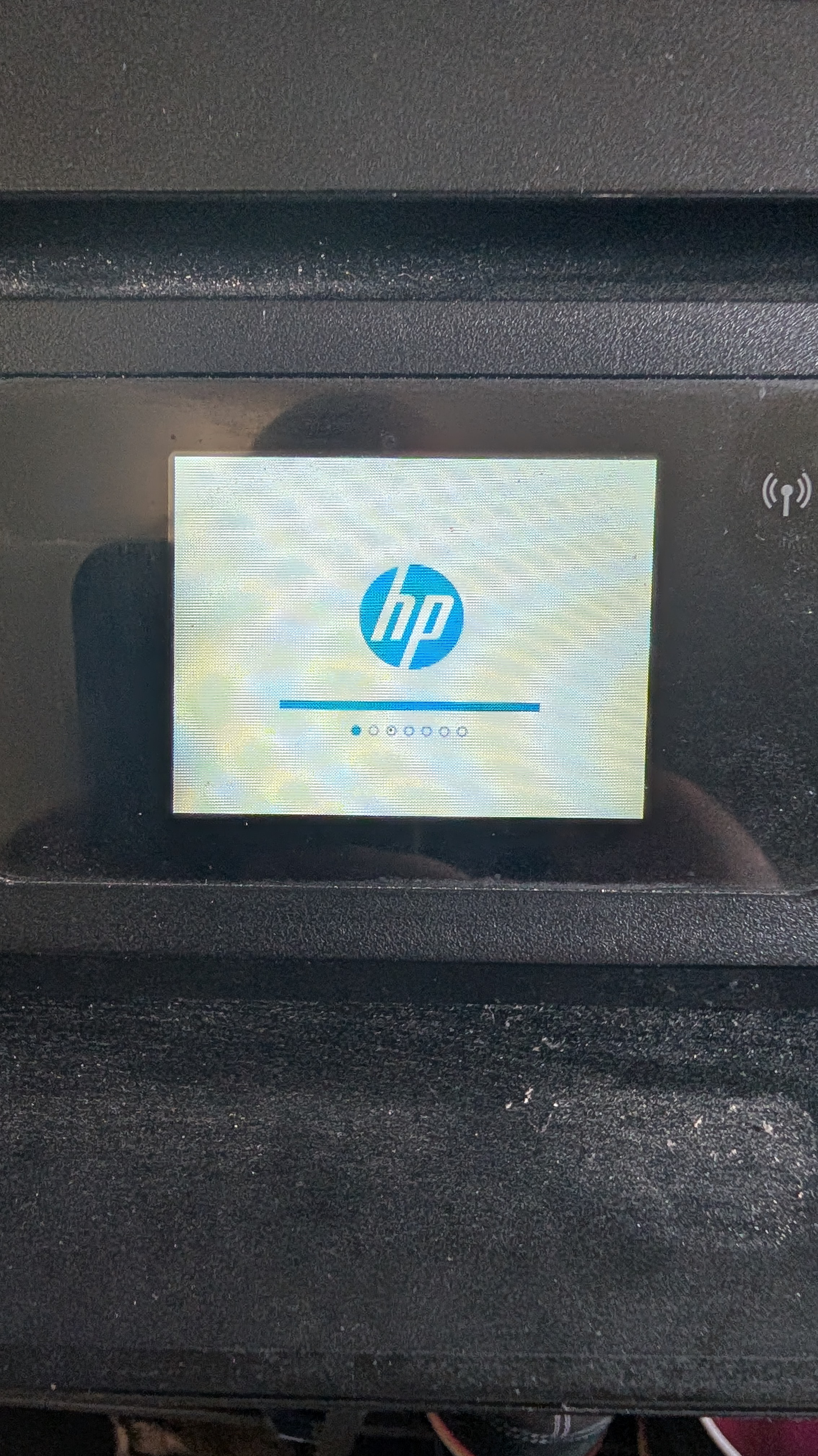 HP Envy Photo 7855 - Stuck at the one dot booting screen. - HP Support ...
