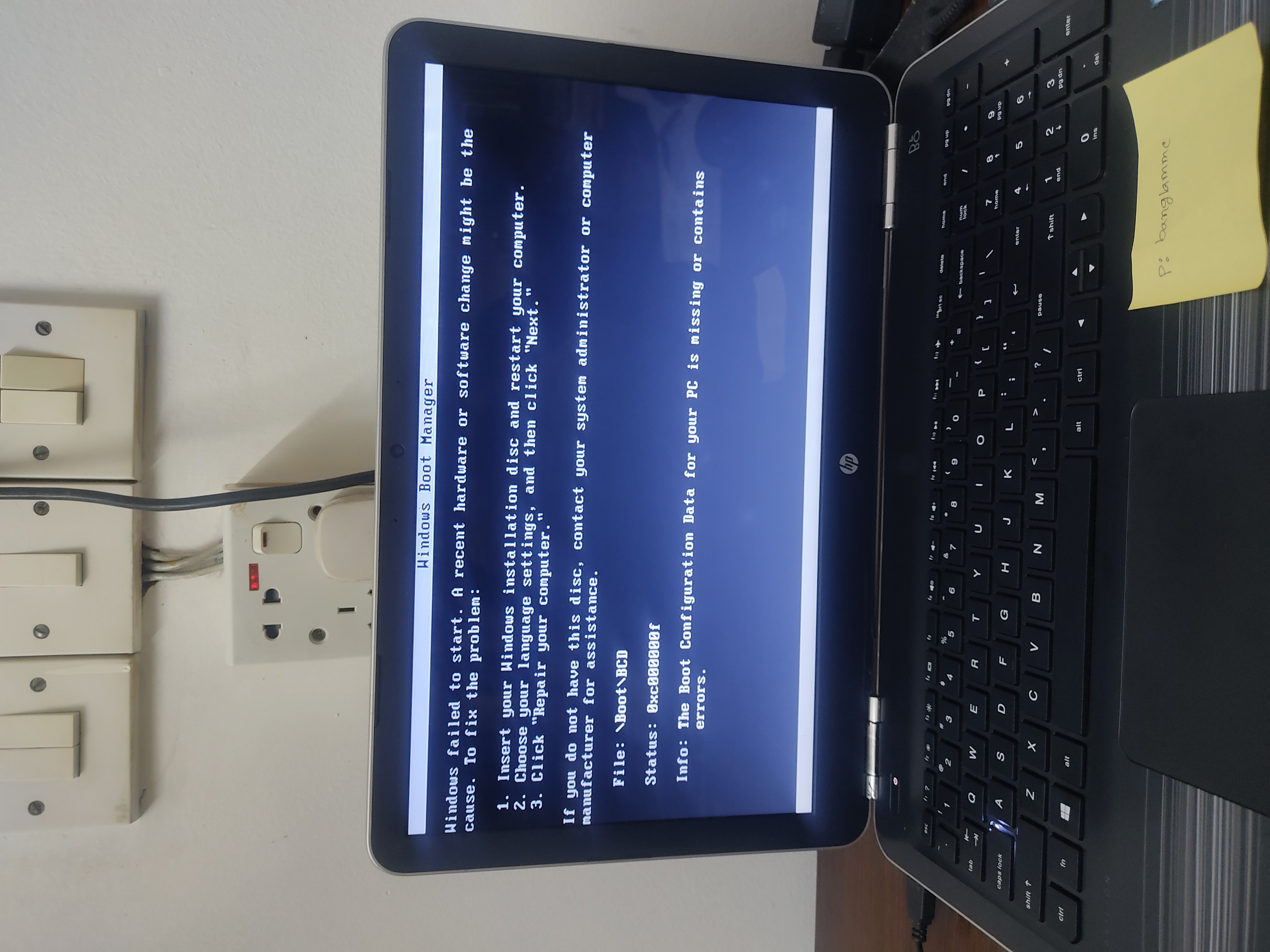 Leptop problem - HP Support Community - 9250120