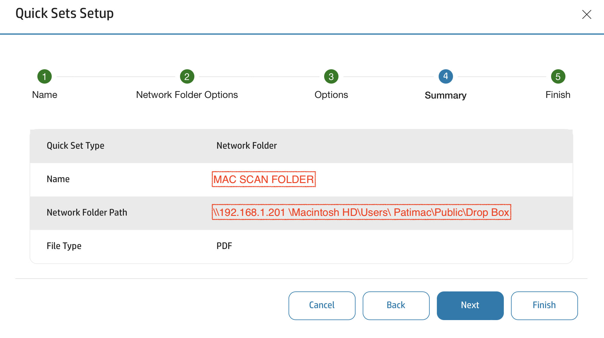 Solved: Scan to Network Folder Mac; Network Folder path; MF3301 Lase ...