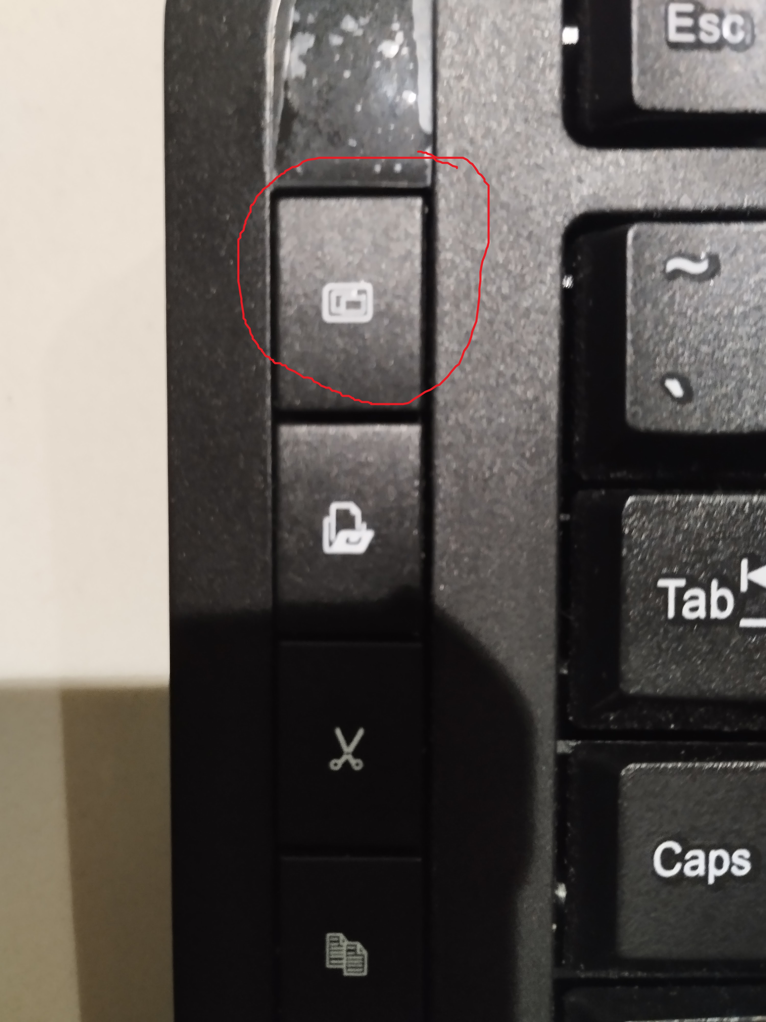 Top left corner shortcut key clears all my browser windows - HP Support ...