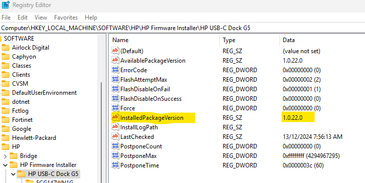 HP G5 USB-C dock unable to update firmware - HP Support Community - 9262174