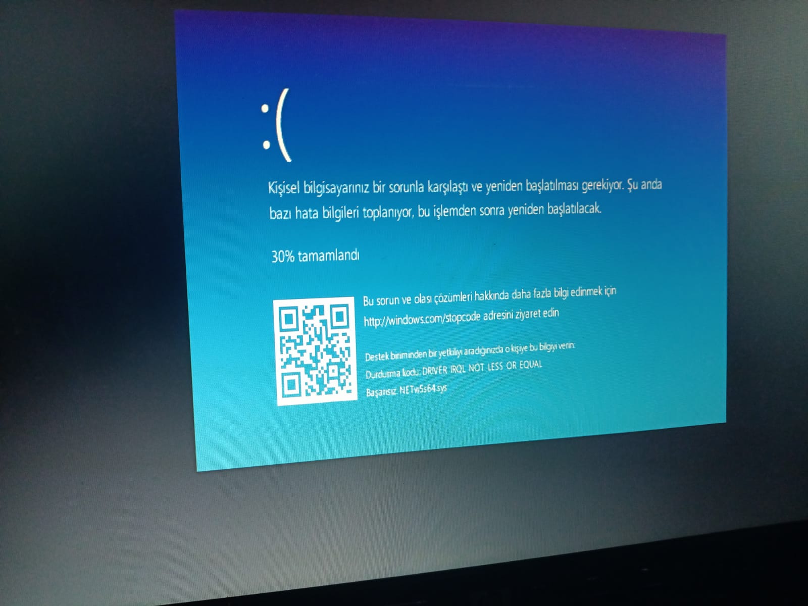 DRIVER_IRQL_NOT_LESS_OR_EQUAL bluescreen - HP Support Community - 9266296