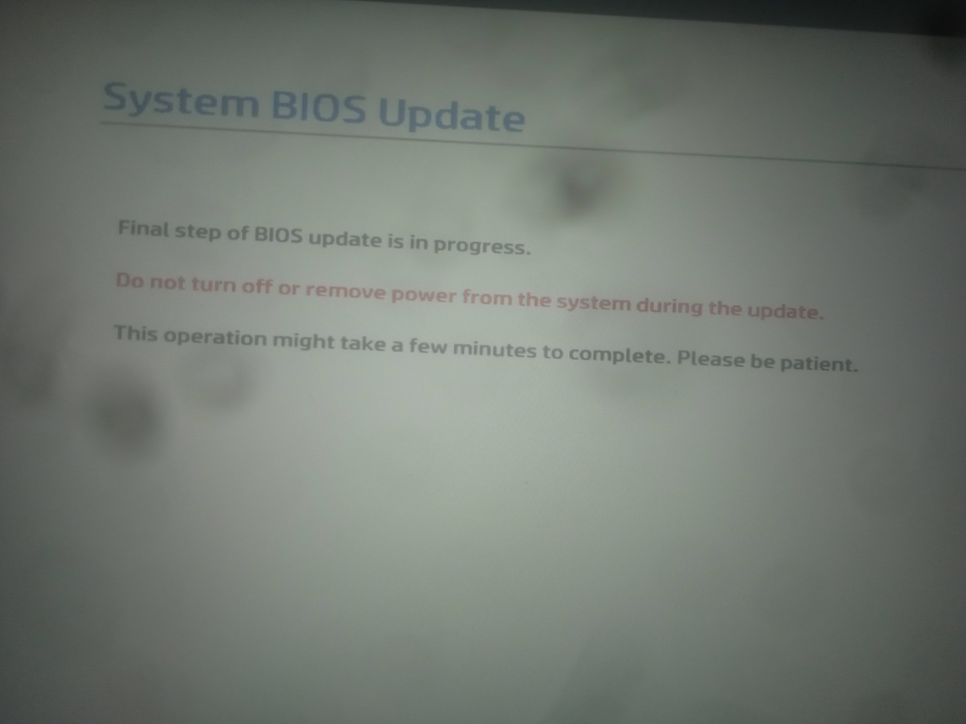 Problem Bios Msg - HP Support Community - 9268084