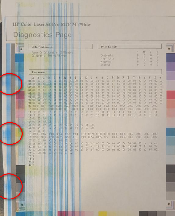 MFP M479fnw Bad Color Streaking - HP Support Community - 9272477