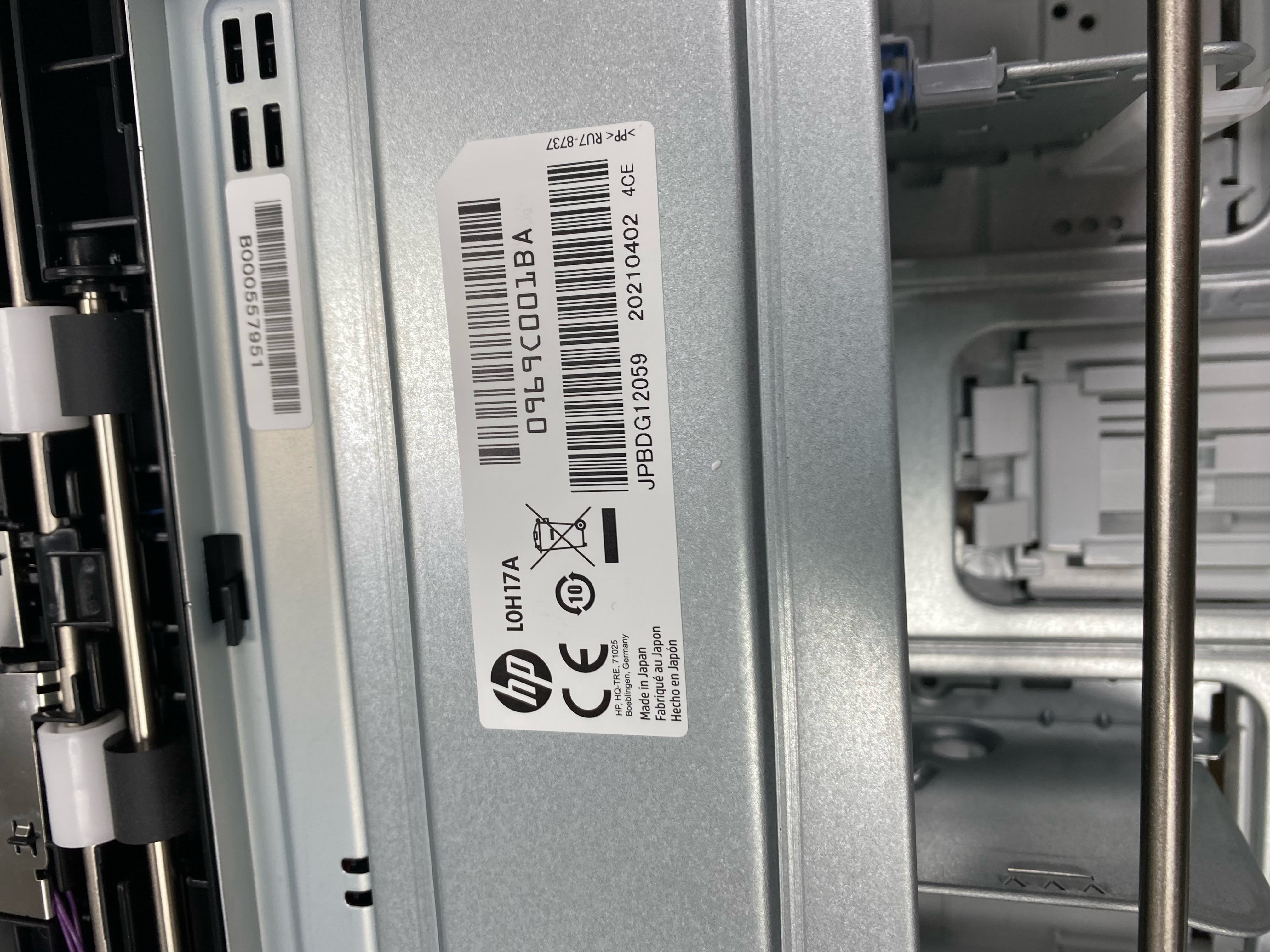 HP drawer LOH17A paper guides are not operational - HP Support ...