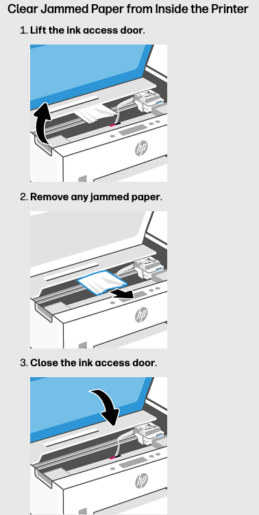 PAPER JAM IN PRINTER - HP Support Community - 9283733