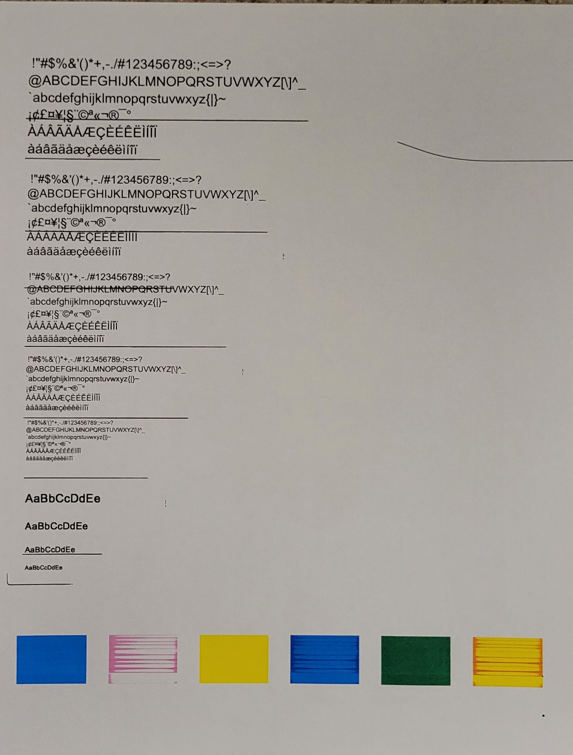 Printer printing excessive black lines - HP Support Community - 9286956
