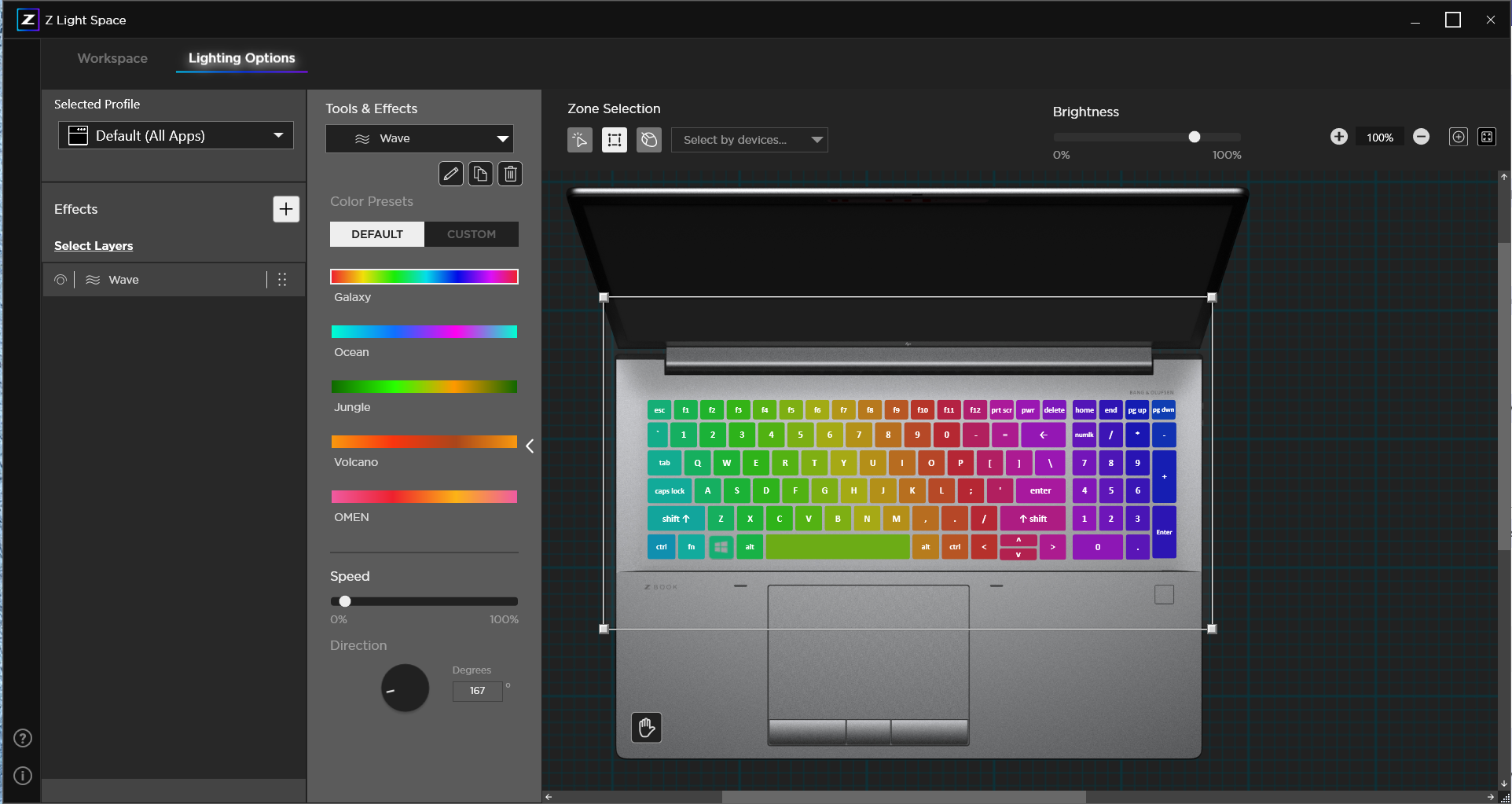 Z Light space does not work on my HP ZBook Fury 16 G10 Mobil... - HP ...