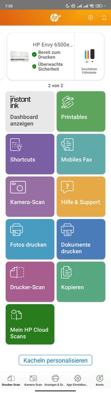 "Printer Scan" Feature Not Supported in HP Smart app for HP ... - HP ...