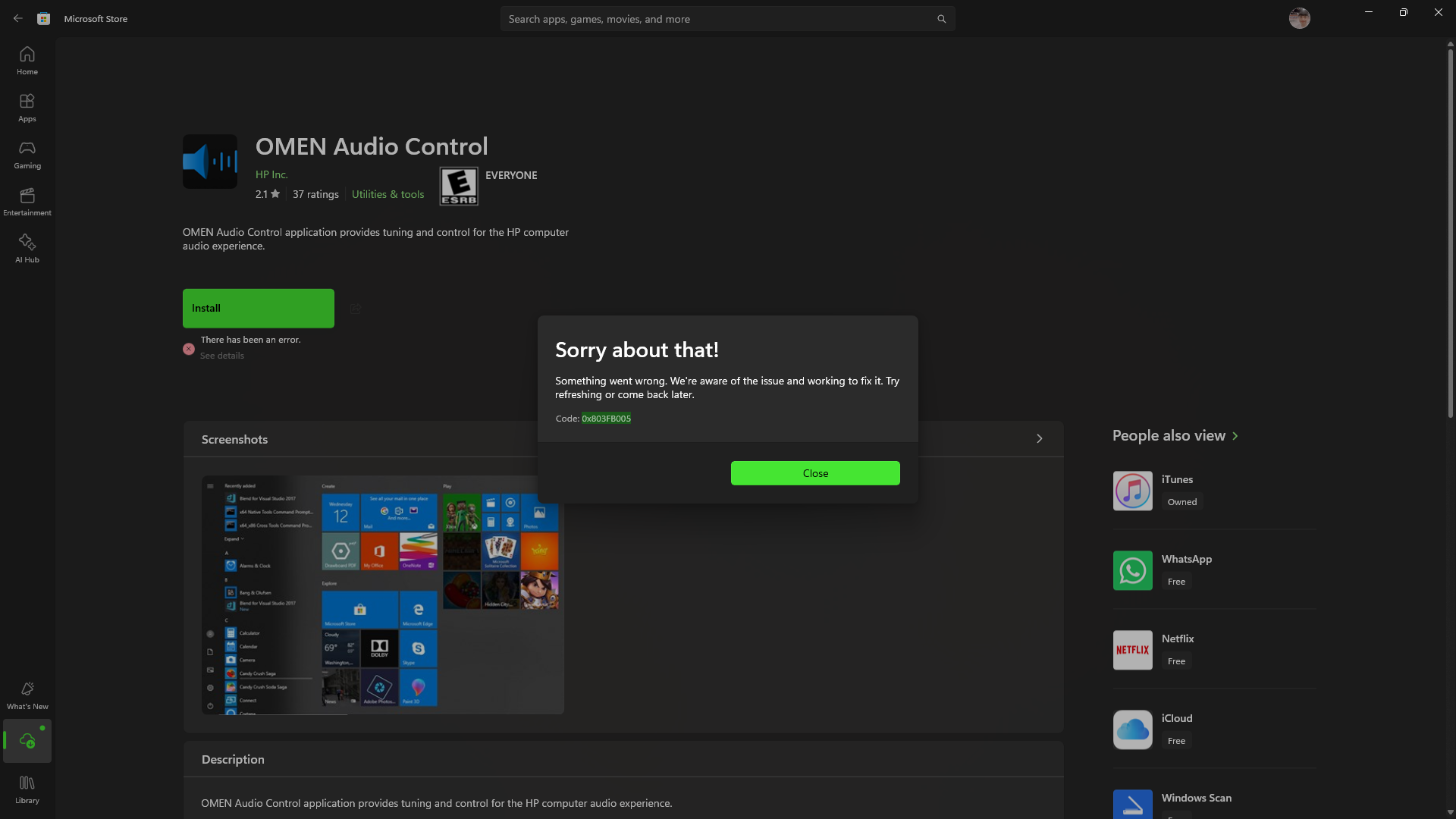 Problems with OMEN Audio Control - HP Support Community - 9293949