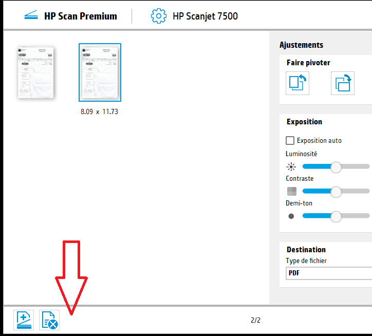 Scanjet Enterprise 7500 Flow - Scan Premium Seperate pages i... - HP ...