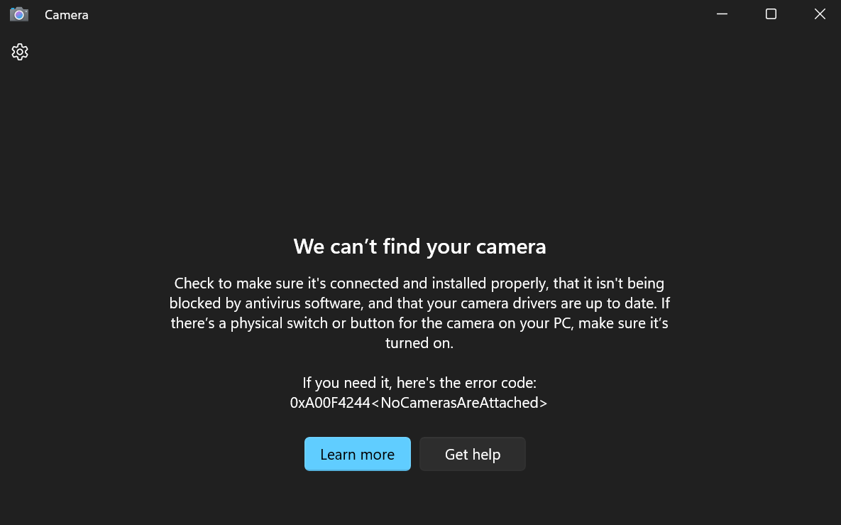 Camera drivers not found - HP Elitebook 840 G5 Windows 11 - HP Support ...