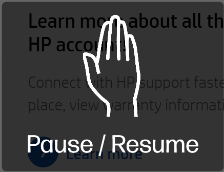 Video gesture to play/resume when raising your hand, how do ... - HP ...