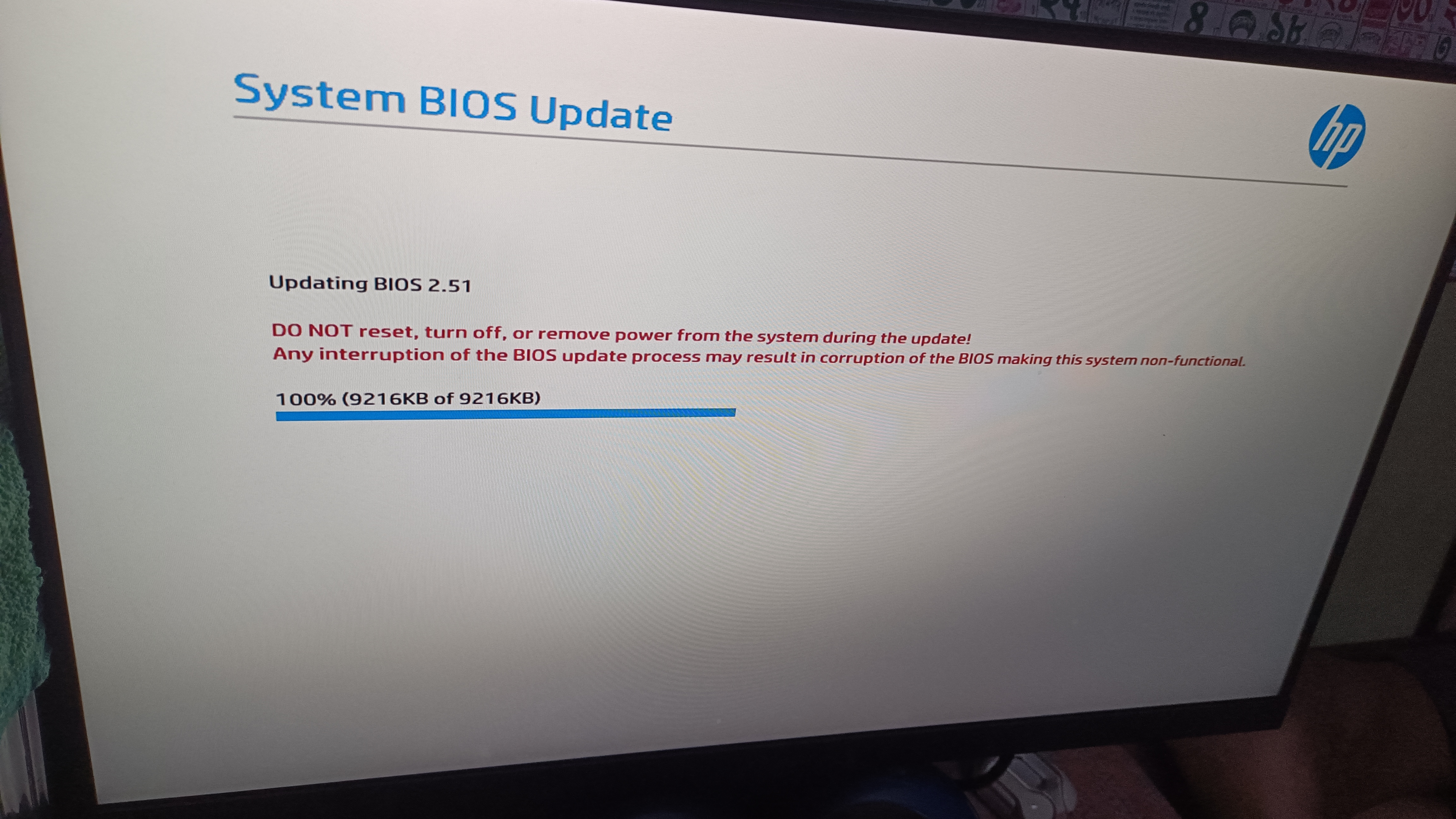 pc not restarting after bios update - HP Support Community - 9316255