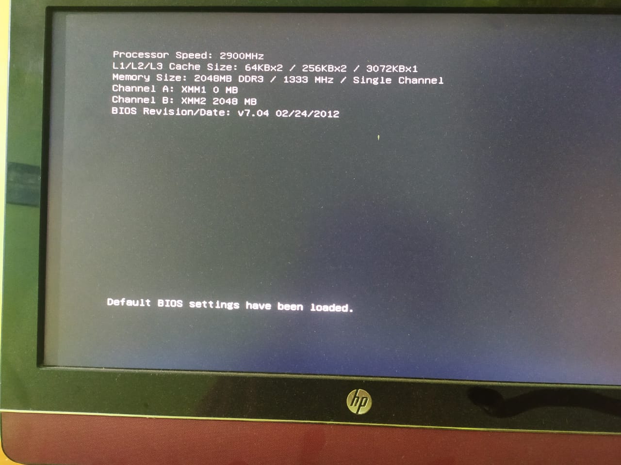 hp pc bios stuck - HP Support Community - 9318443