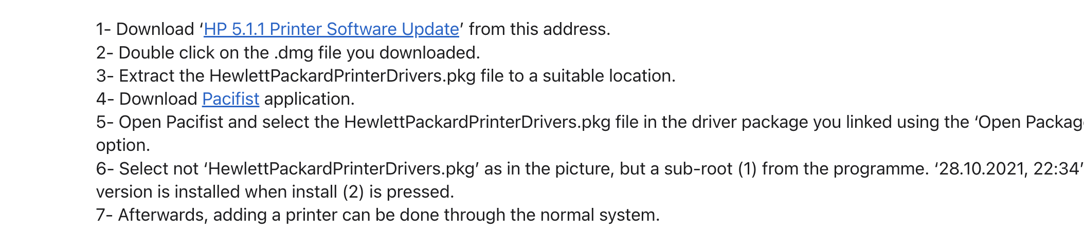 Solved: HP Start cannot find printer software for macOS Sequoia 15.0 ...