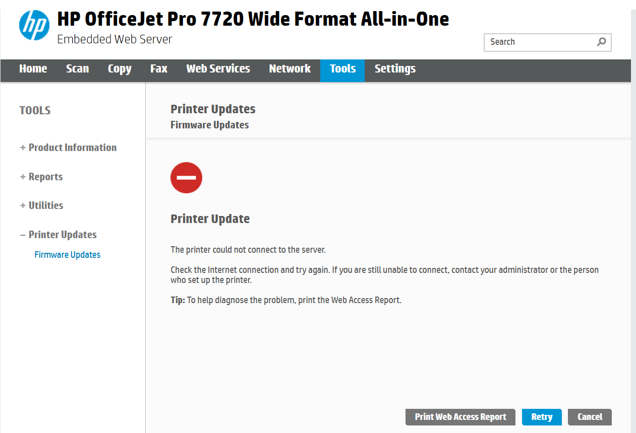 HP OfficeJet Pro 7720 Bricked After Cartridge Warning and Fi... - HP ...