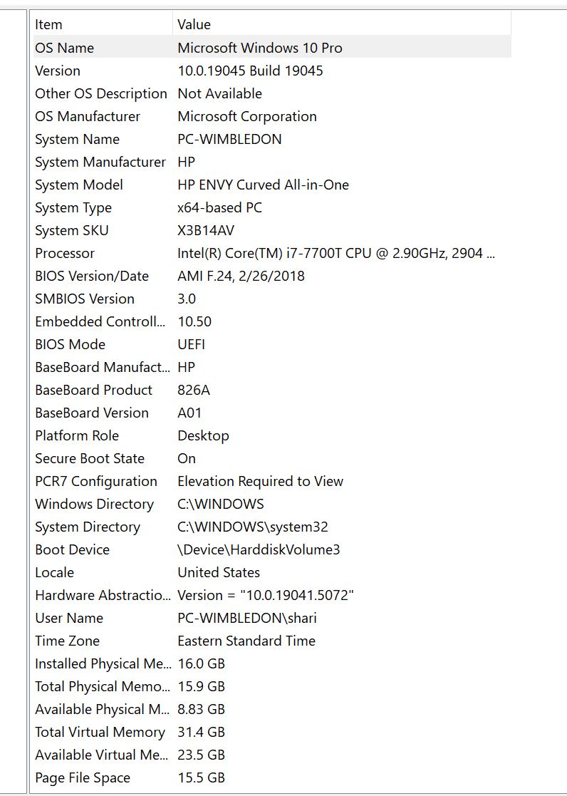 how to check BIOS version on Envy Curved all in one desktop ... - HP ...